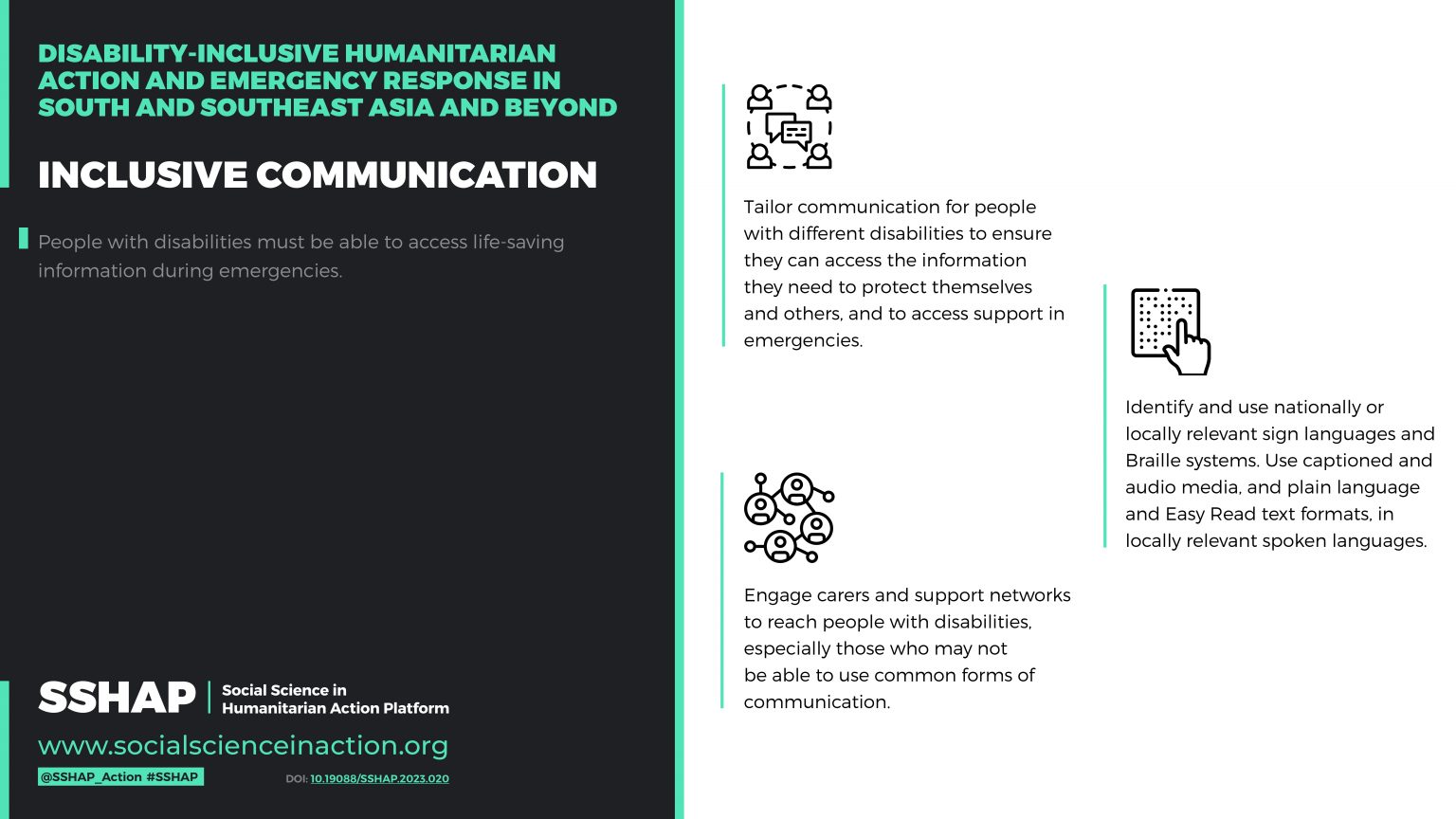 Disability-Inclusive Humanitarian Action and Emergency Response in ...