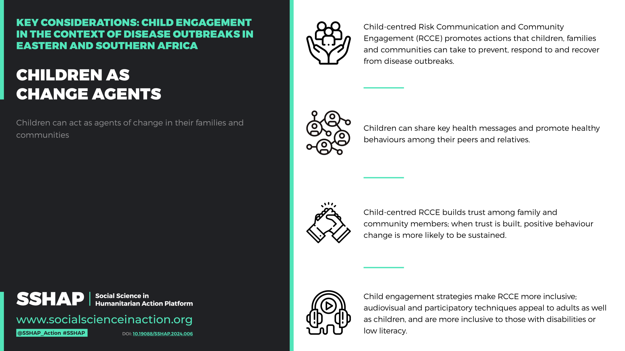 Child engagement in the context of disease outbreaks in Eastern and ...